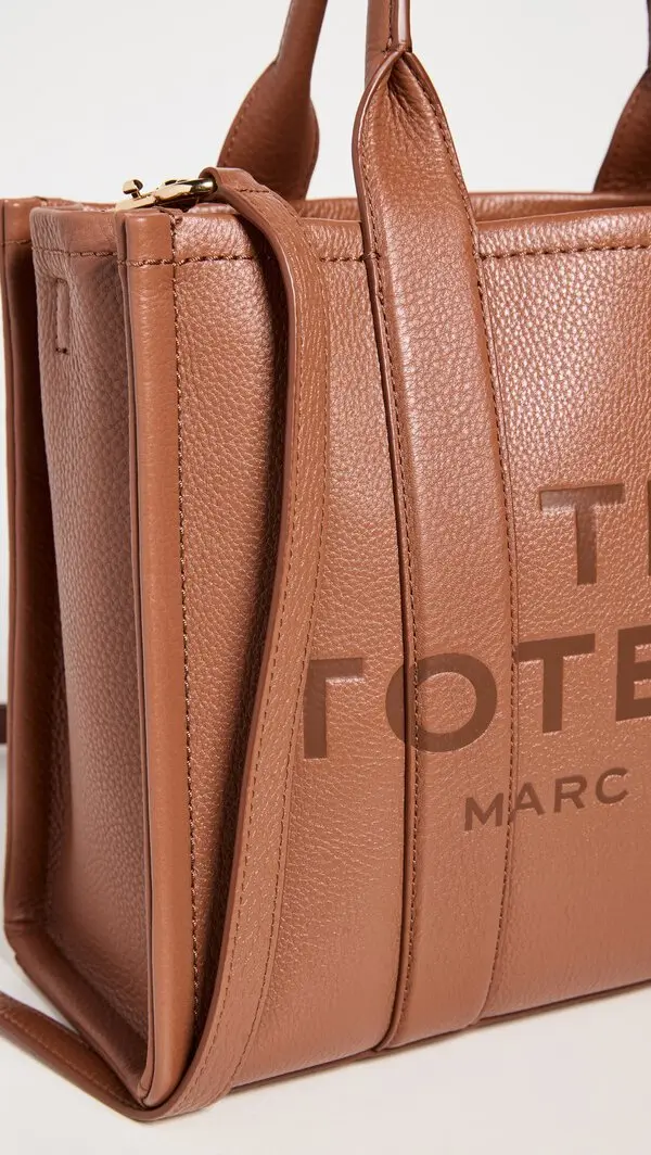 Marc Jacobs Leather Medium Tote Bag - Argan Oil