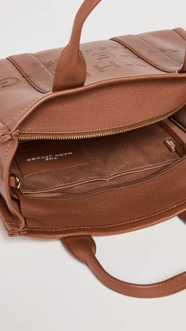 Marc Jacobs Leather Medium Tote Bag - Argan Oil