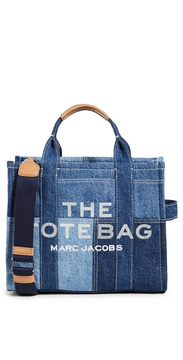 Marc Jacobs The Denim Medium Tote Bag - Blue Denim