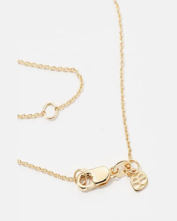 SYDNEY EVAN 14k Diamond Mama Script Necklace
