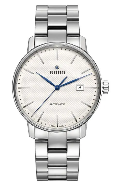 RADO Coupole Classic Automatic Bracelet Watch - Silver/white/silver