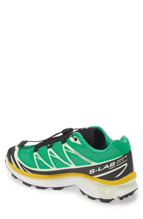 SALOMON Xt-6 Sneaker - Bright Green/black/sulphur