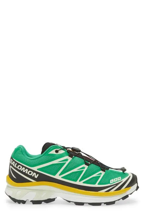 SALOMON Xt-6 Sneaker - Bright Green/black/sulphur