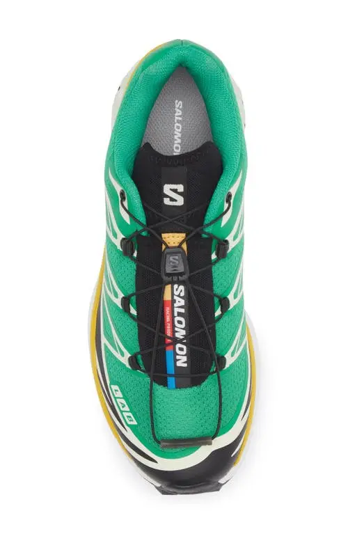 SALOMON Xt-6 Sneaker - Bright Green/black/sulphur