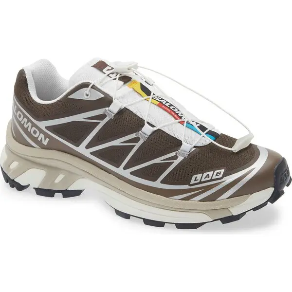 SALOMON Gender Inclusive Xt-6 Sneaker - Earth Brown