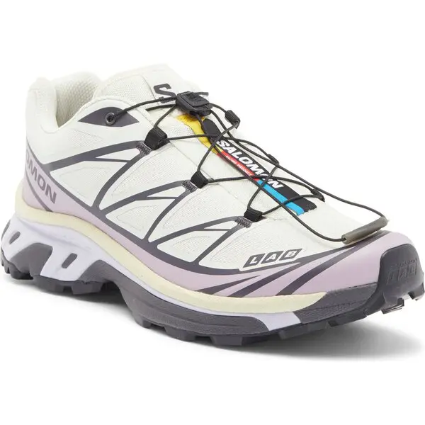 SALOMON Gender Inclusive Xt-6 Sneaker - Icicle/nirvana