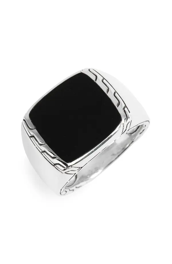 John Hardy Classic Chain Signet Ring