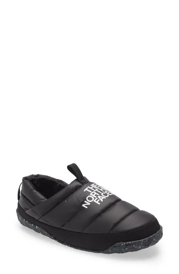 The North Face Nuptse Down Slipper - Black/ White