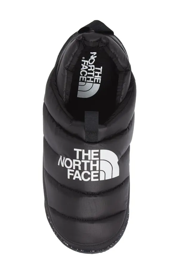 The North Face Nuptse Down Slipper - Black/ White