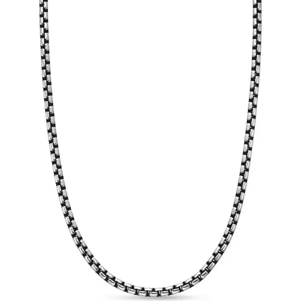 David Yurman Box Chain Necklace - Silver