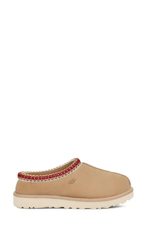 UGG Tasman Slipper - Sand/ Dark Cherry