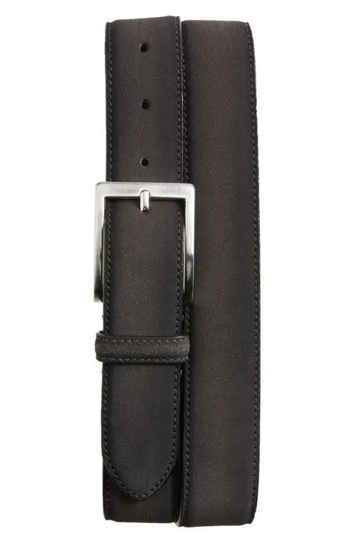 To Boot New York Aero Suede Belt - Aero Grey