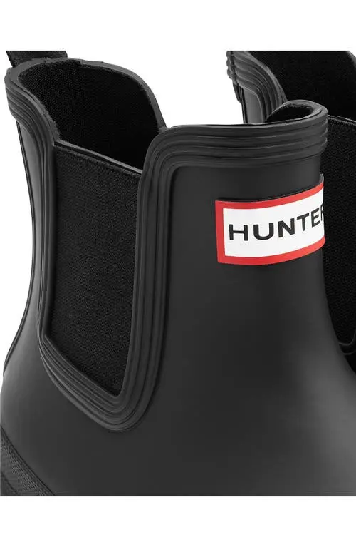 Hunter Original Waterproof Chelsea Boots - Black