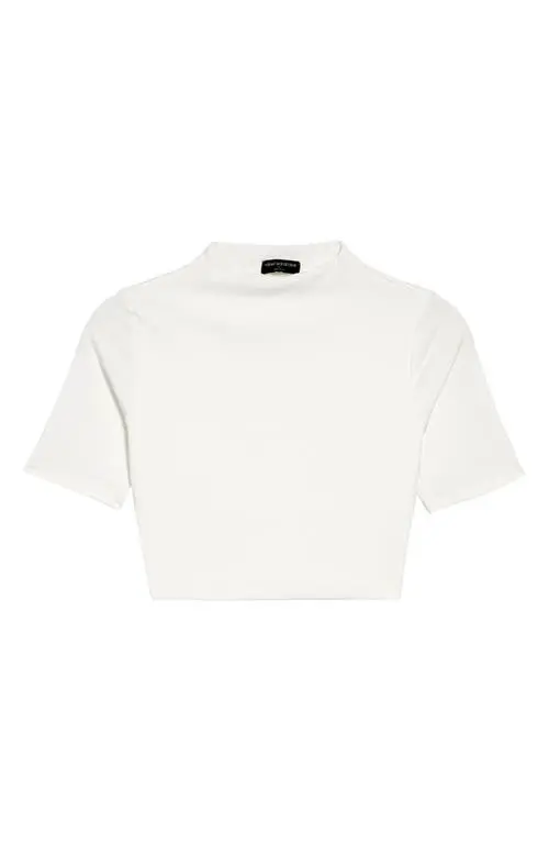 Naked Wardrobe Ribbed Crop Top