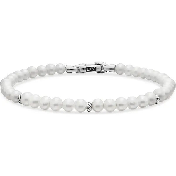 David Yurman Spiritual Beads Bracelet - Pearl/silver