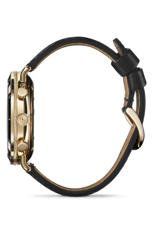 Shinola Canfield Sport Chronograph Strap Watch - Blackmatte