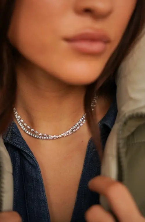 DANA REBECCA DESIGNS Ava Bea Interval Diamond Tennis Necklace