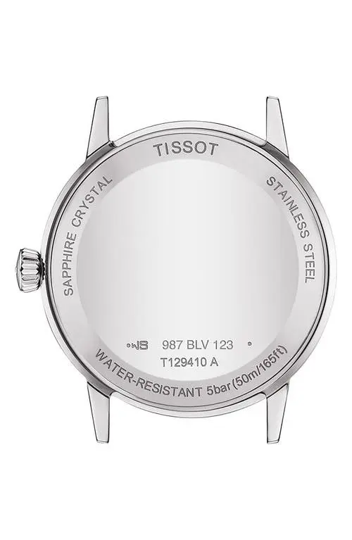 TISSOT Classic Dream Leather Strap Watch - Black