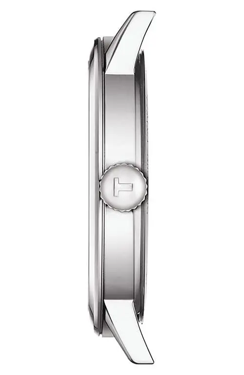 TISSOT Classic Dream Leather Strap Watch - Black