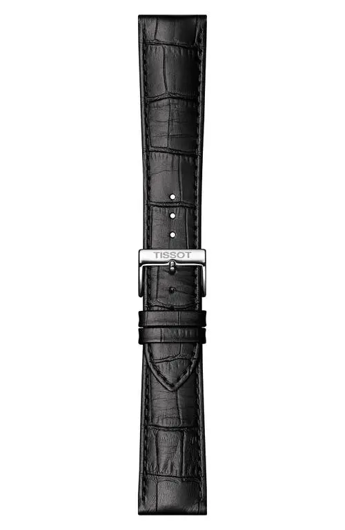 TISSOT Classic Dream Leather Strap Watch - Black