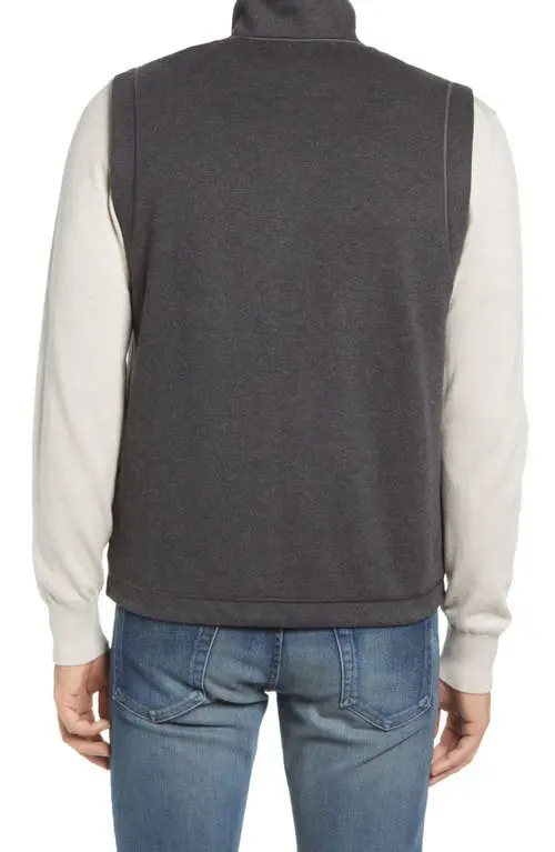 Johnston & Murphy Reversible Knit Vest - Charcoal/blue