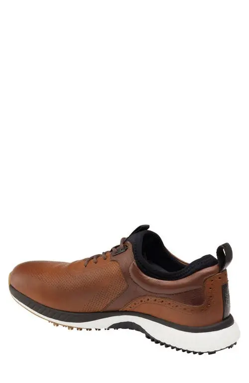 Johnston & Murphy Luxe Waterproof Golf Shoe - Tan Waterproof