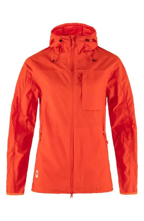 Fjallraven High Coast Hooded Wind Jacket - Flame Orange