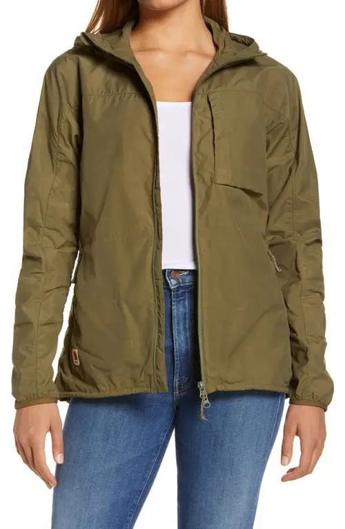 Fjallraven High Coast Hooded Wind Jacket - Green