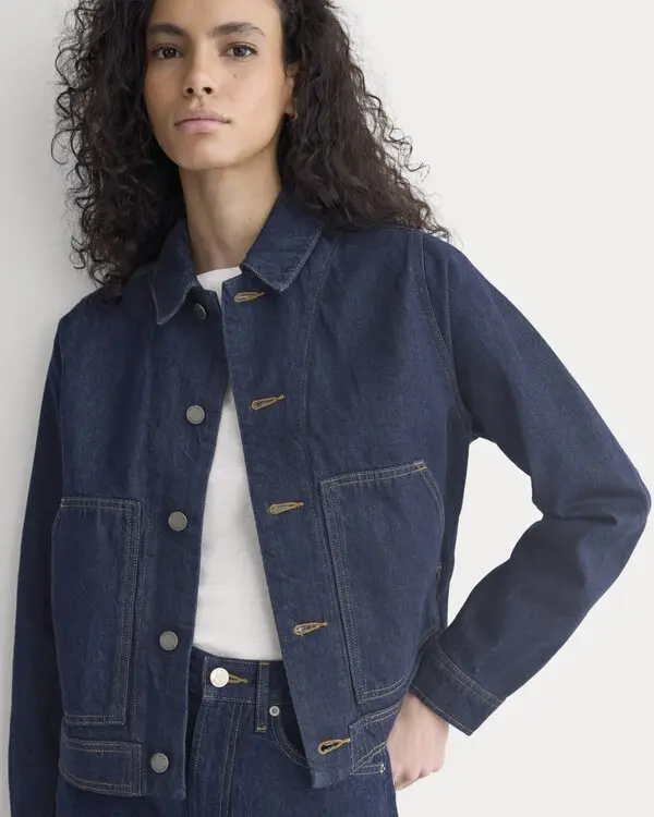 Everlane Denim Chore Jacket - Dark Indigo