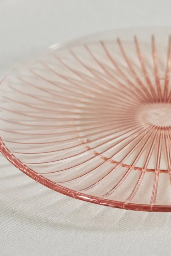 Luisa Beccaria Set Of Two 26cm Glass Dinner Plates