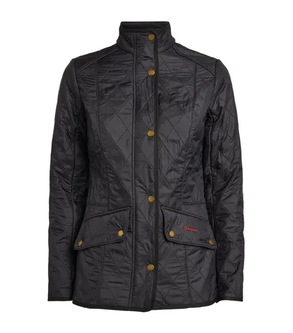 Barbour Cavalry Quilted Coat - Navy