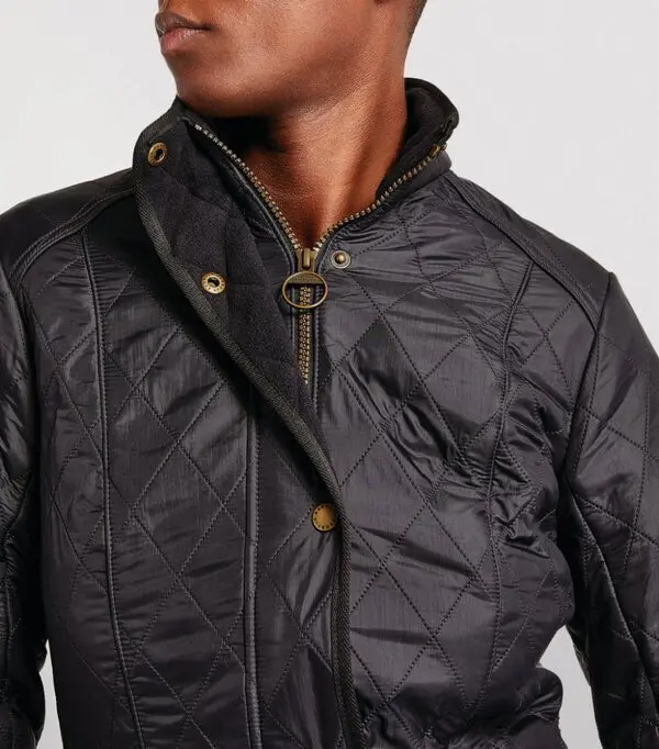 Barbour Cavalry Quilted Coat - Navy