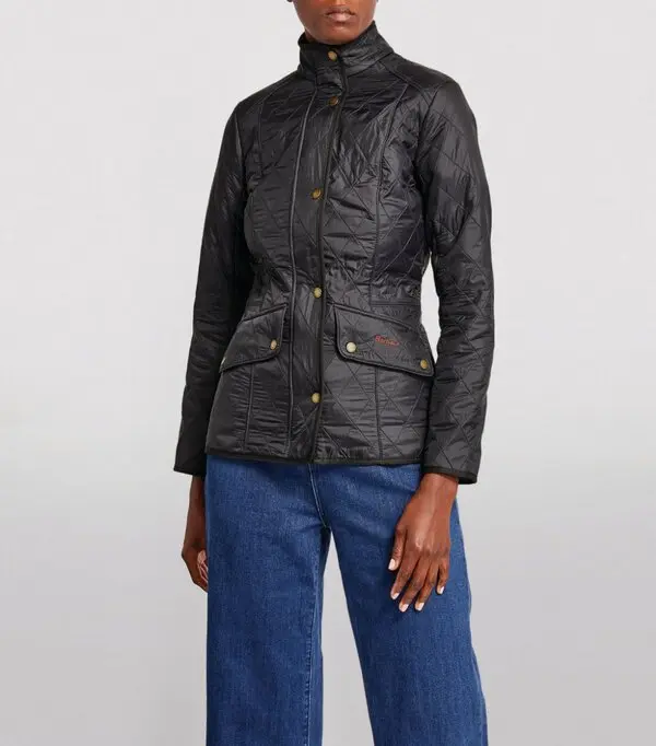 Barbour Cavalry Quilted Coat - Navy