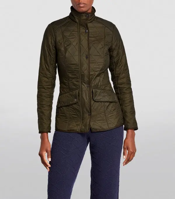 Barbour Polarquilt Cavalry Coat - Green