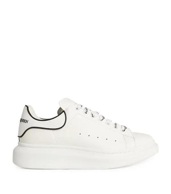 Alexander McQueen Leather Oversized Sneakers - White