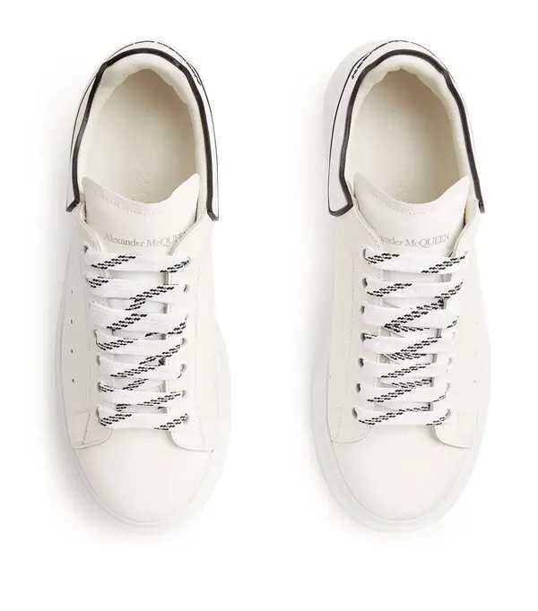 Alexander McQueen Leather Oversized Sneakers - White