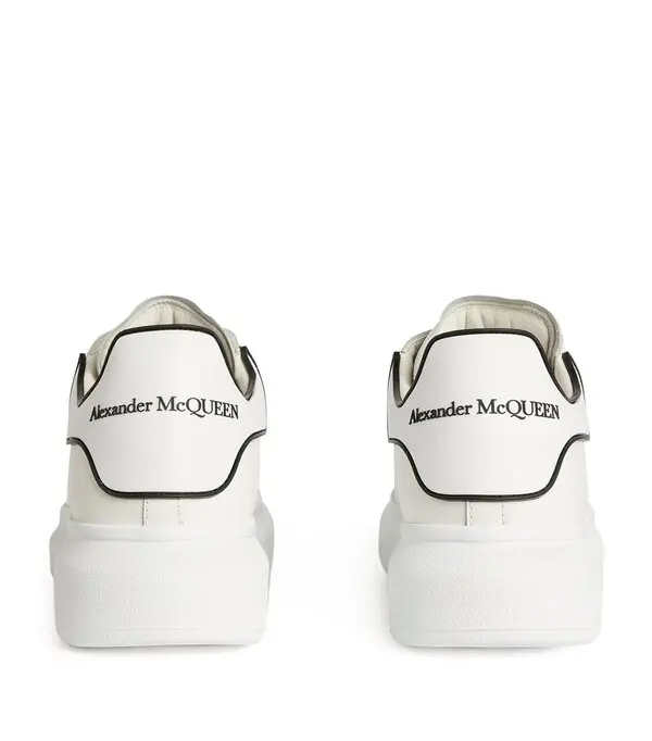 Alexander McQueen Leather Oversized Sneakers - White