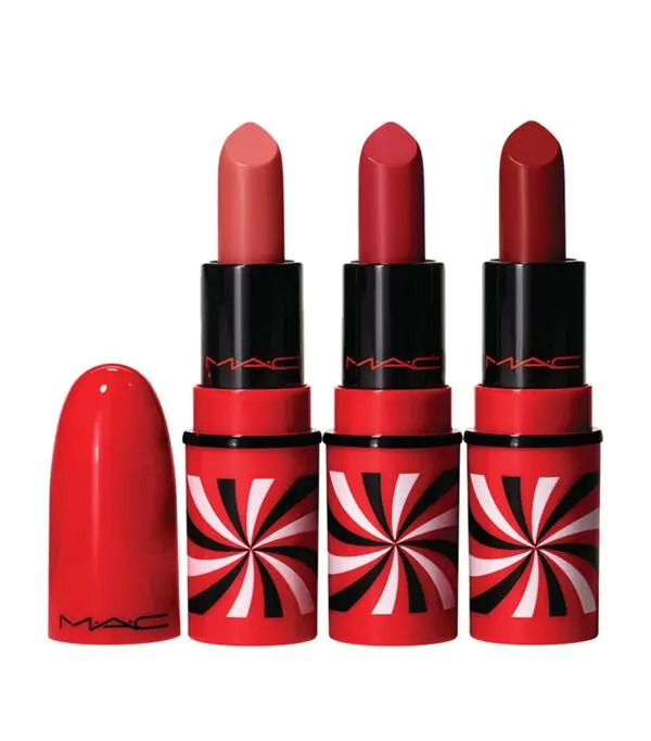 MAC COSMETICS Tiny Tricks Mini Lipstick Trio: Neutral