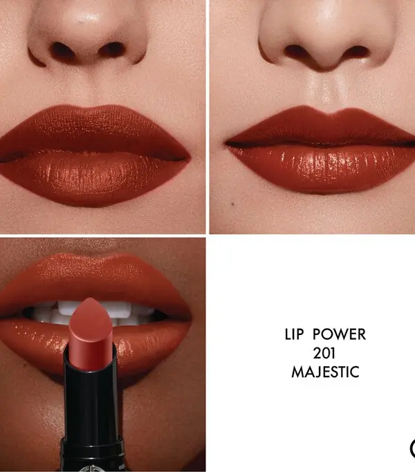 ARMANI Lip Power Vivid Color Long Wear Lipstick - Purple