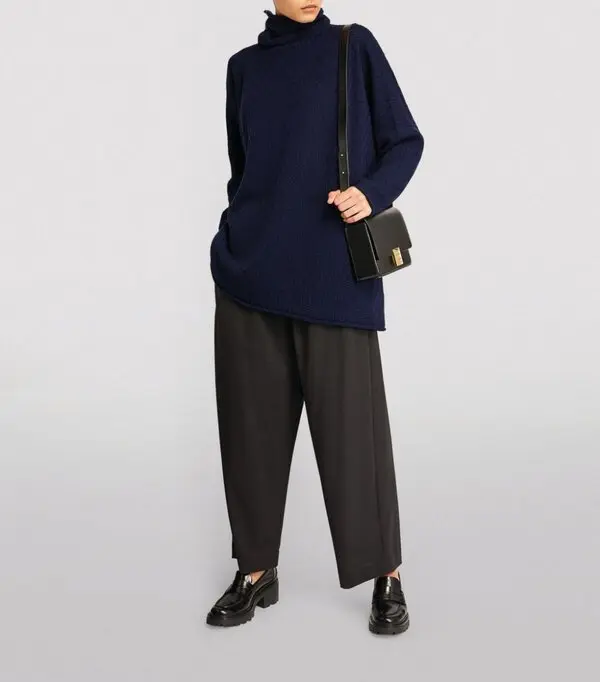 Eskandar Cashmere-silk High-neck Sweater