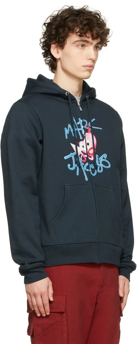Marc Jacobs Devil'S Heart Hoodie - Navy | Editorialist