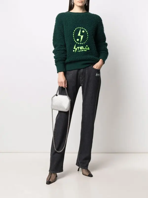 Stella McCartney Embroidered Textured Jumper
