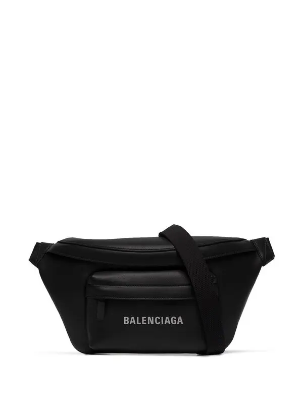 Balenciaga Everyday Leather Belt Bag - Black