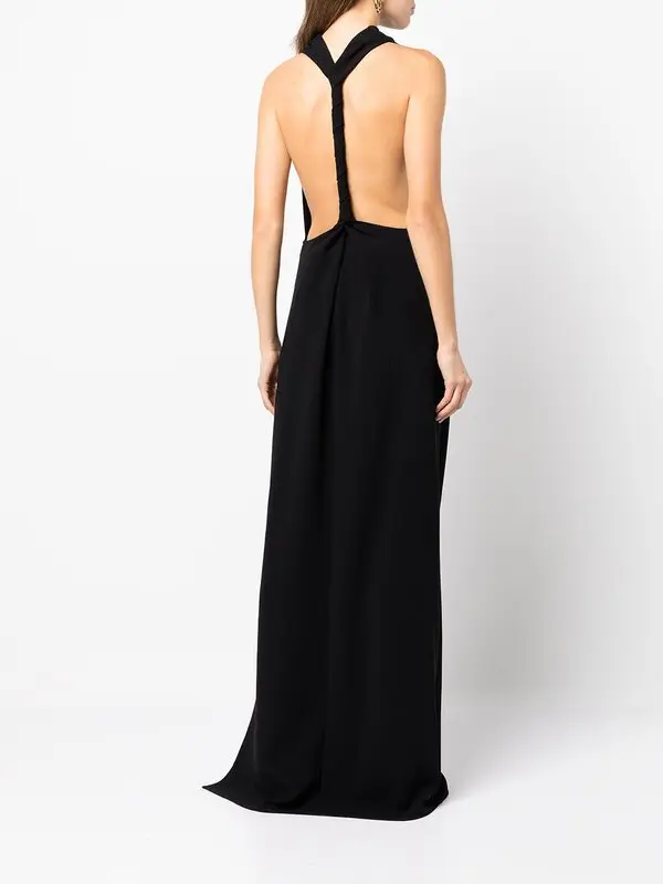 Proenza Schouler - Proenza Schouler Matte Crepe Backless Gown
