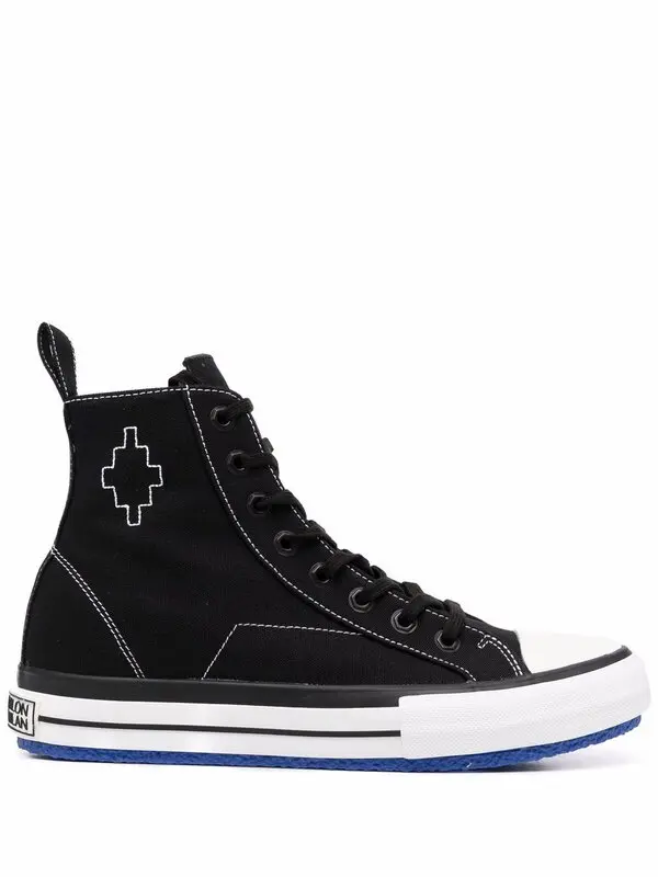 COUNTY OF MILAN Marcelo Burlon High Vulcanized Sneakers - Black