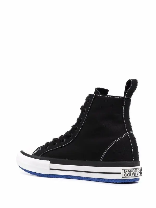 COUNTY OF MILAN Marcelo Burlon High Vulcanized Sneakers