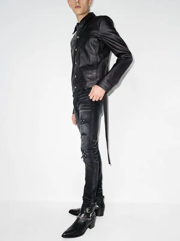 Amiri X Playboy Skinny Jeans - Black | Editorialist