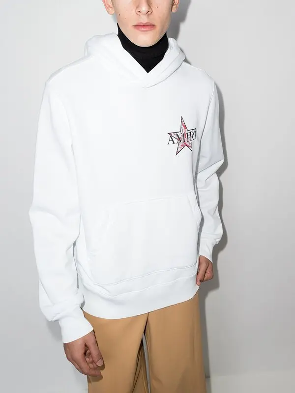Amiri Paisley Star-print Hoodie