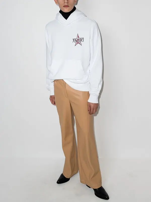 Amiri Paisley Star-print Hoodie