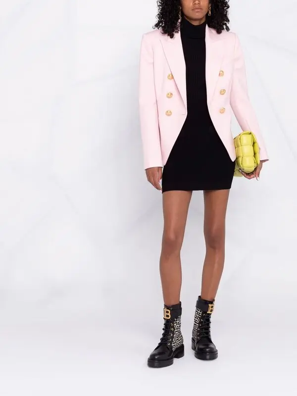 Balmain Decorative Button Mini Skirt